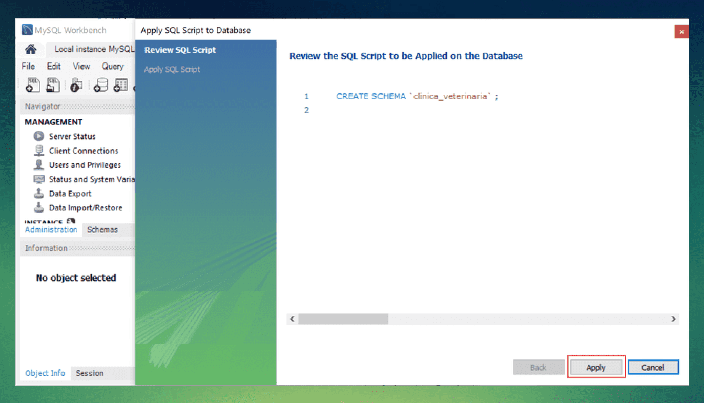 Crear una base de datos en MySQL - Norvic Software