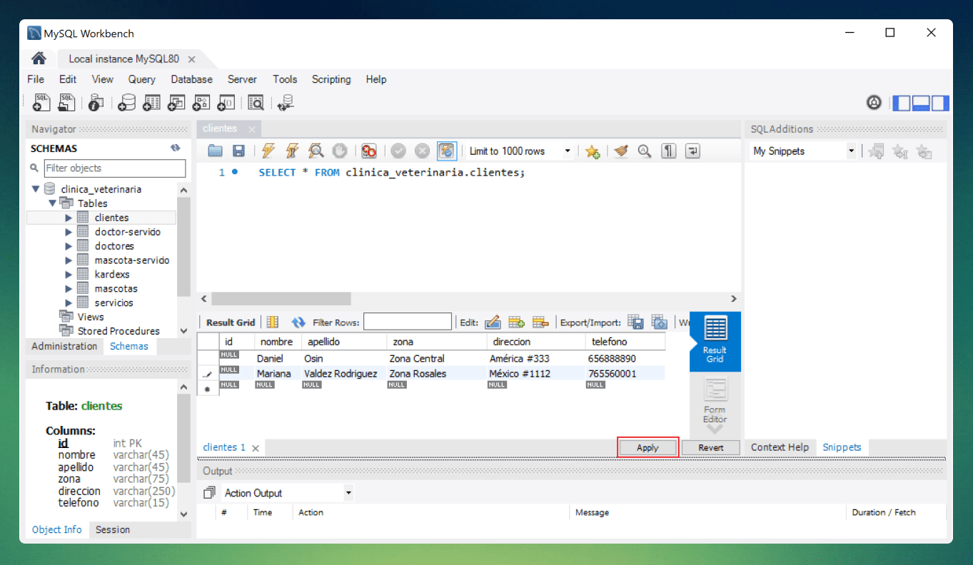 Insertar registros en MySQL - Norvic Software